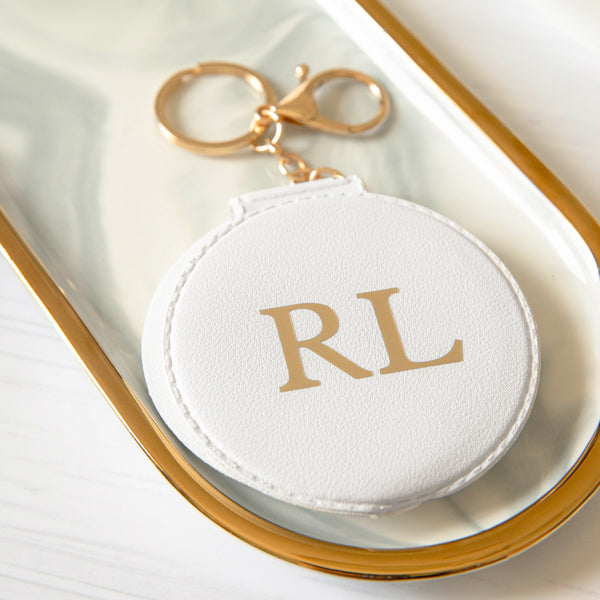 Personalised Mirror Keyring – Bridesmaid Wedding Gift